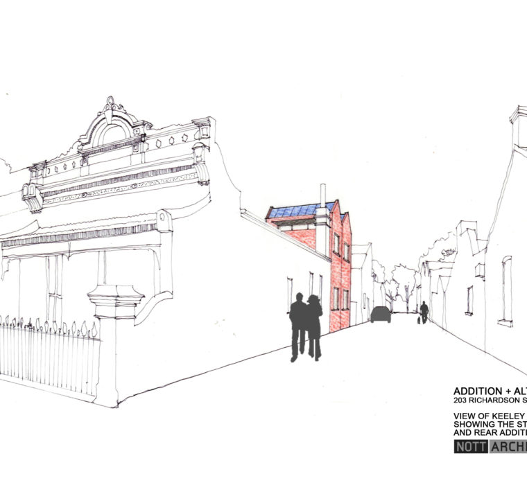 Two Houses, Princess Hill - Nott Architecture